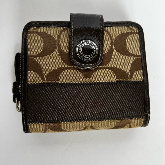 Coach | Bags | Coach Signature Logo Wallet | Poshmark